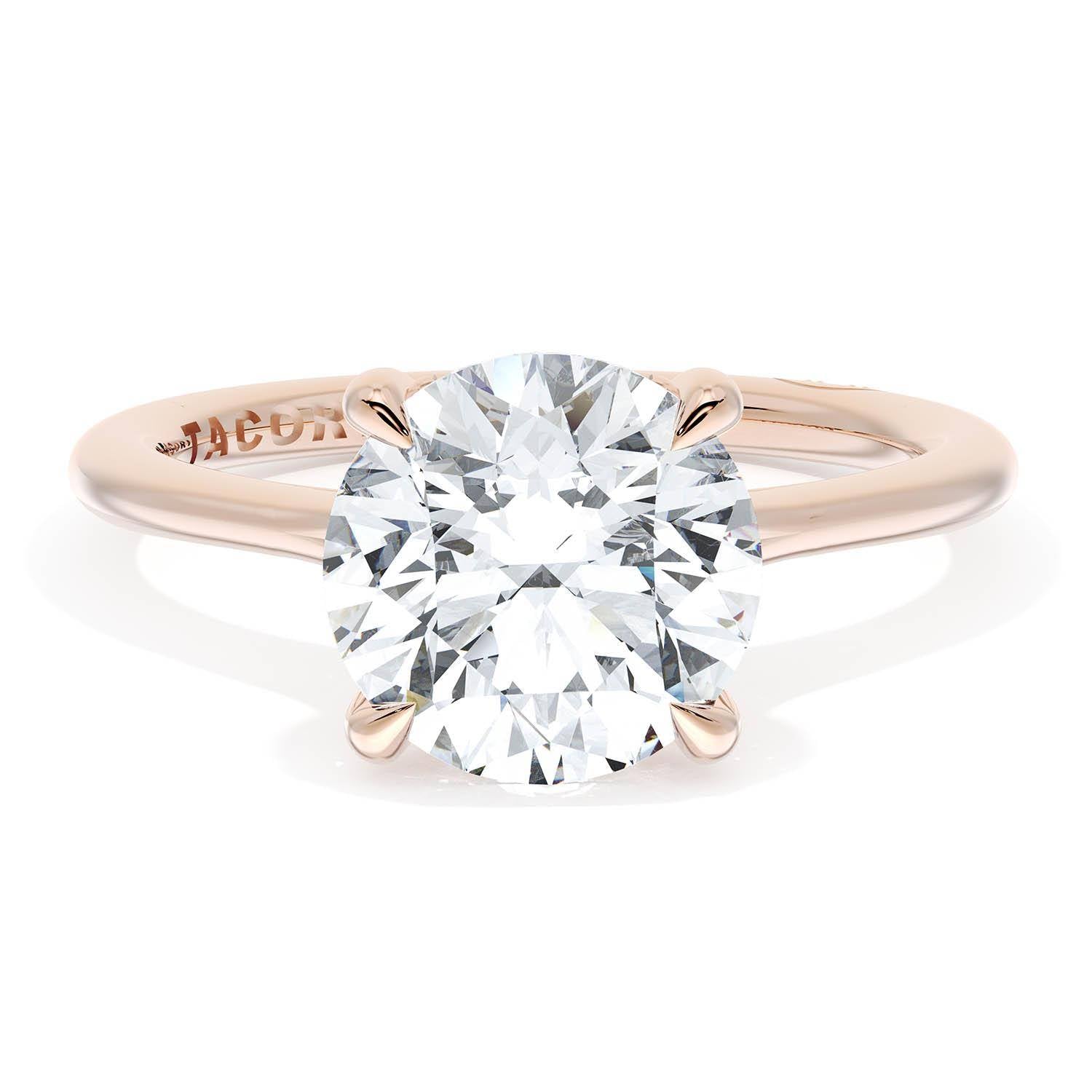 Round Solitaire Engagement Ring – Mervis Diamond Importers