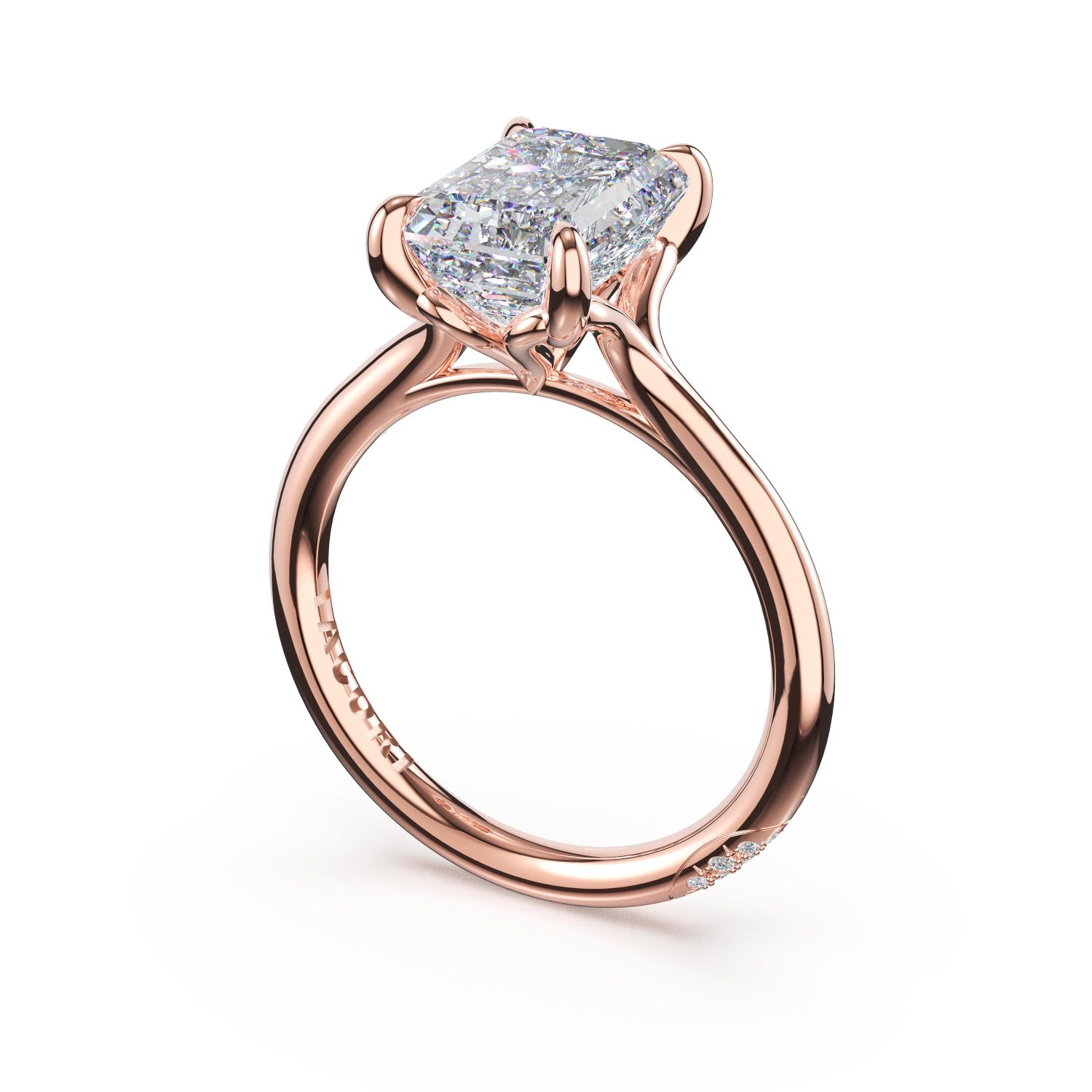 Emerald Solitaire Engagement Ring – Mervis Diamond Importers