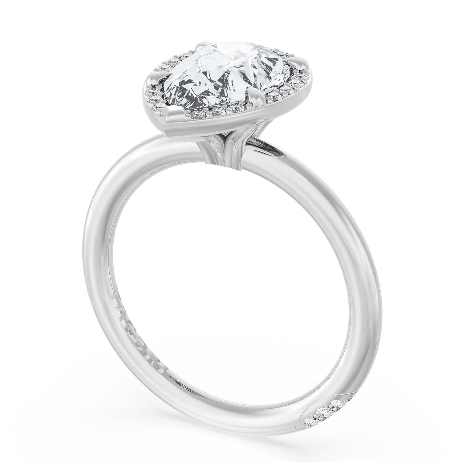 Pear Bloom Engagement Ring – Mervis Diamond Importers