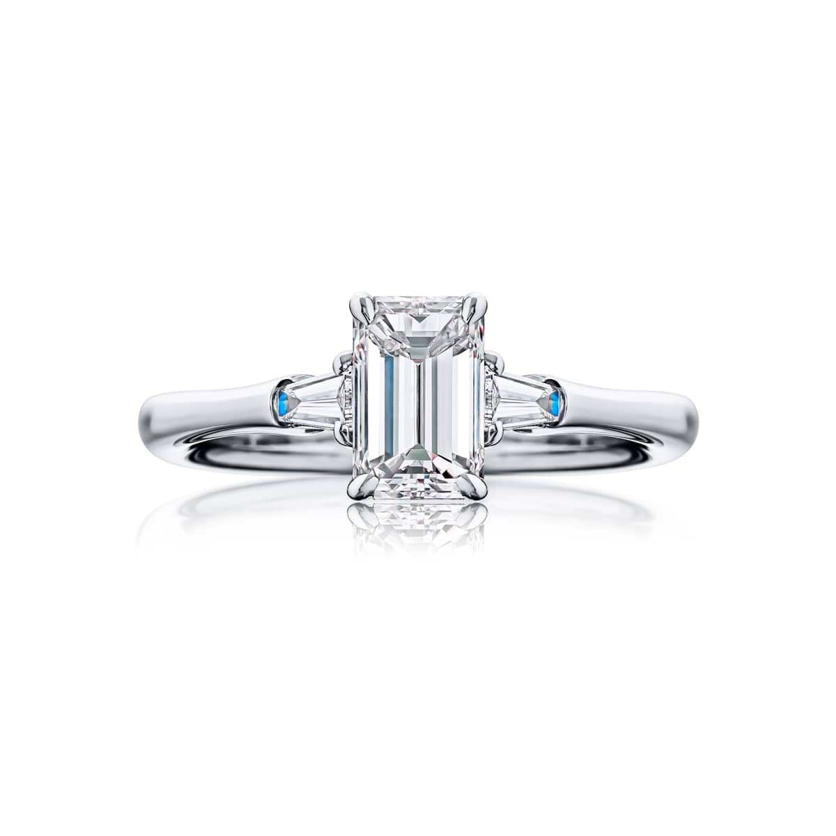 1.16 ct. GIA-Certified Emerald-Cut Diamond Ring in Platinum – Mervis ...